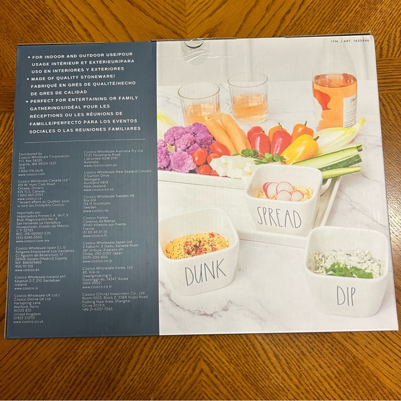 Rae Dunn | Kitchen | Nib Rae Dunn 5 Piece Dips Serving Tray Set | Poshmark